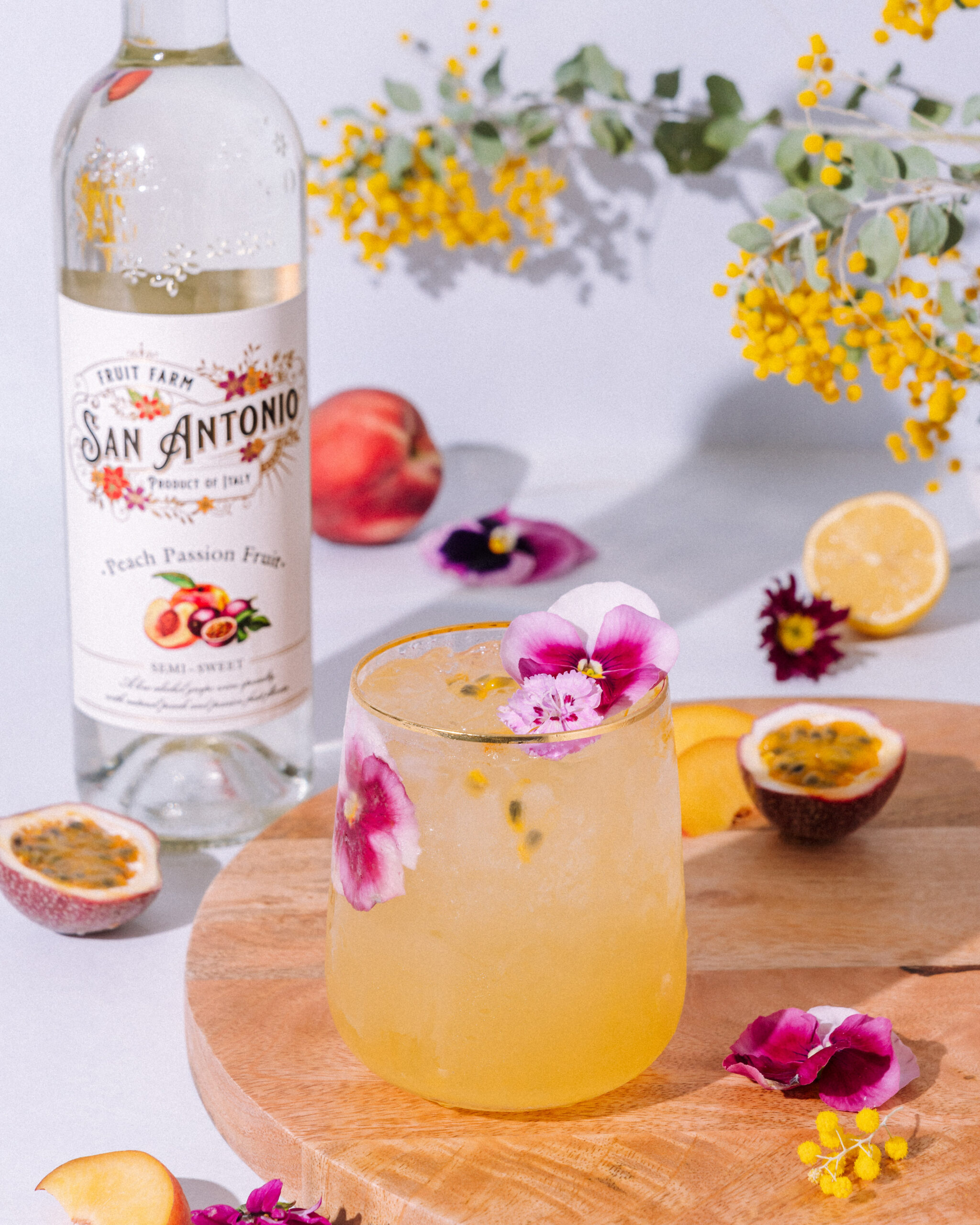 Sweet Passion Fruit Spritz | San Antonio Fruit Farm Wines