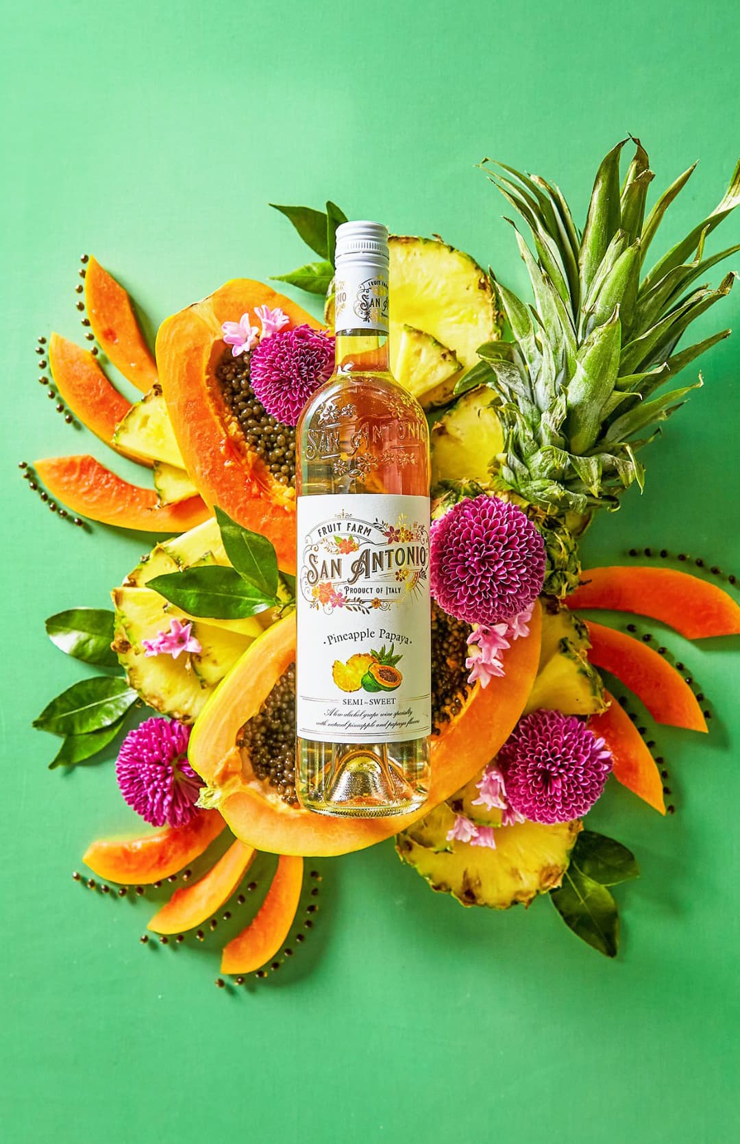 Pineapple Papaya Wine - San Antonio Fruit Farm Wines